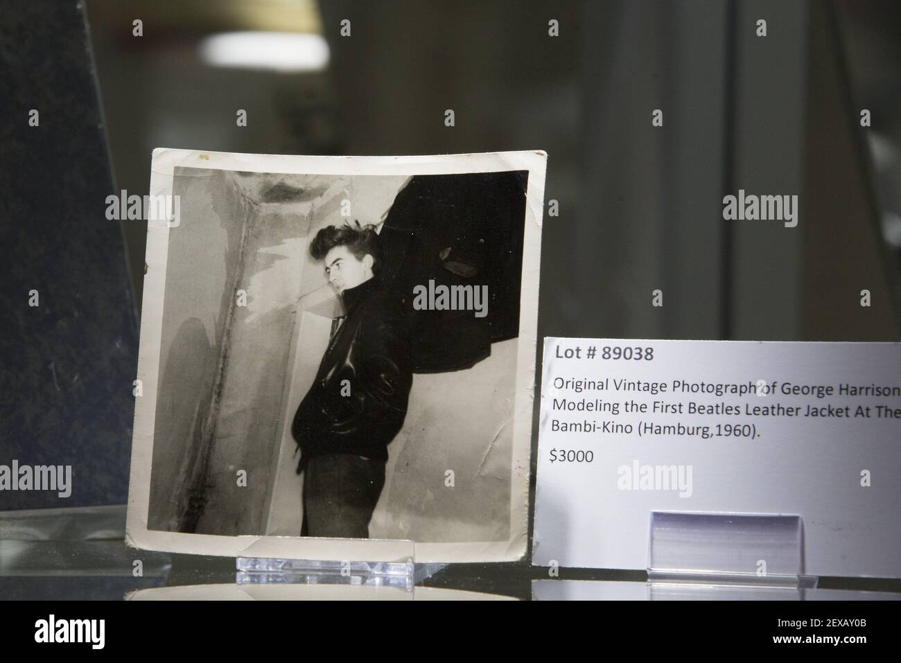 An original vintage photograph of George Harrison modeling the first ...