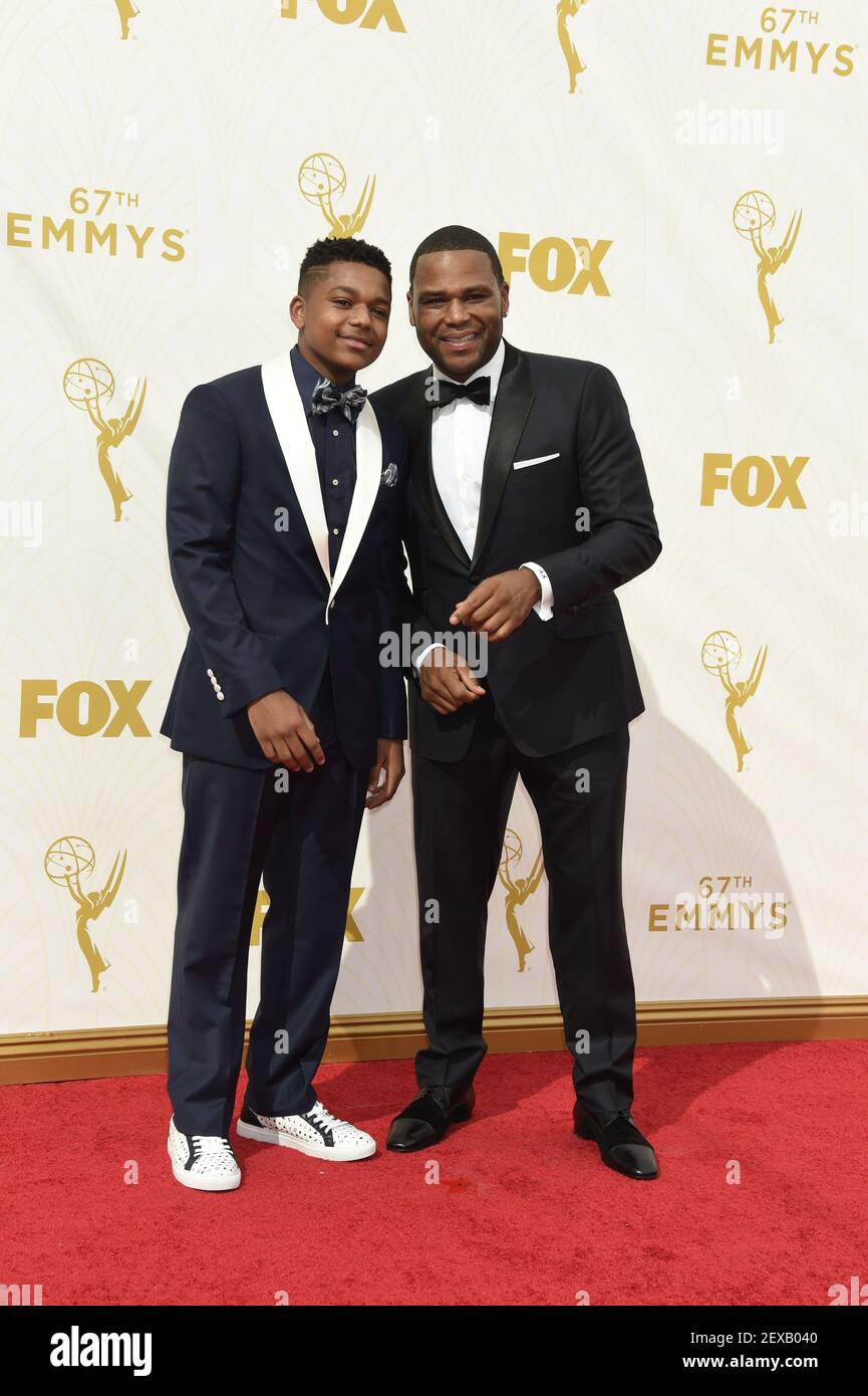 (L-R) Nathan Anderson, Anthony Anderson attend the 67th Annual ...