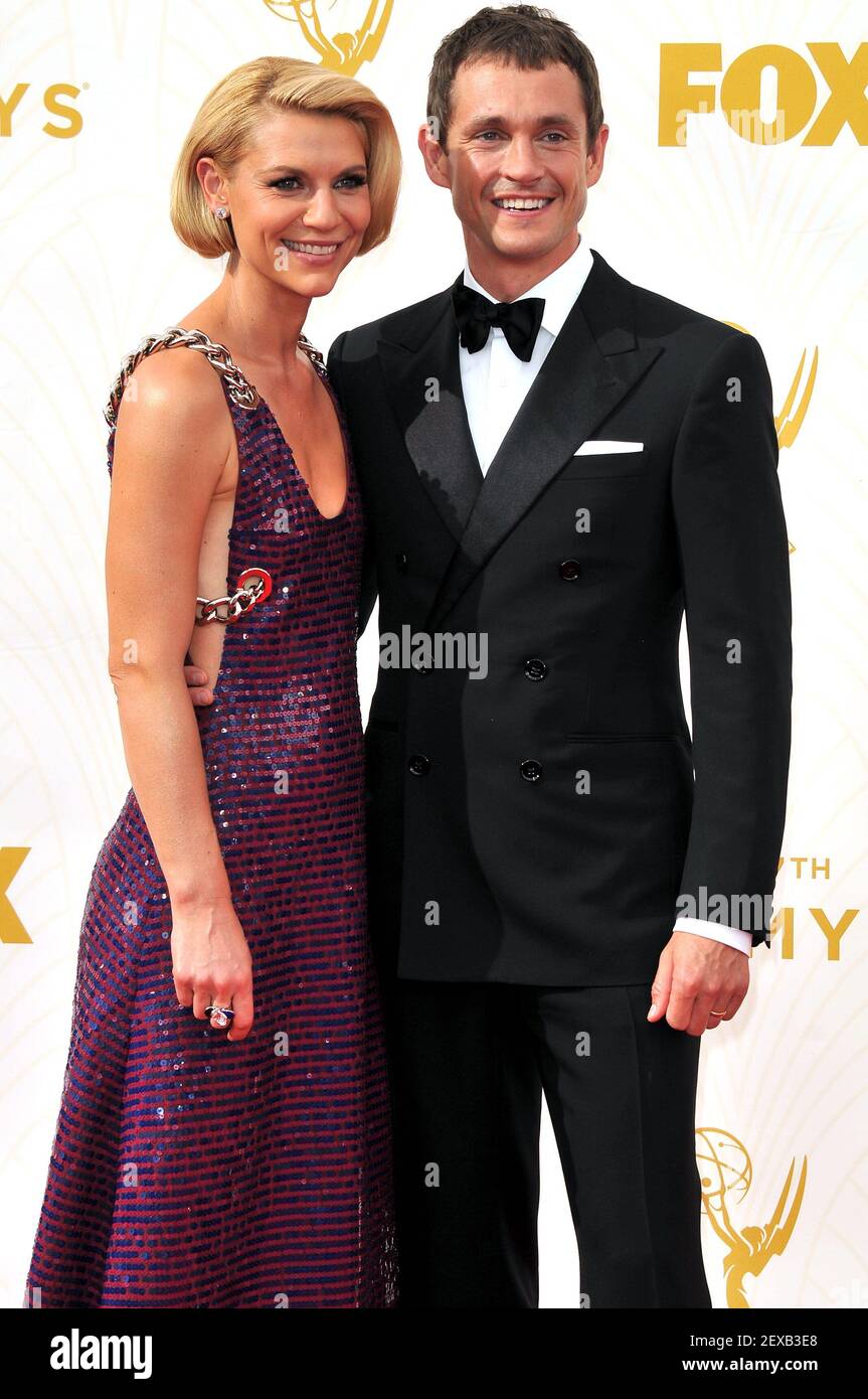 Claire Danes and Hugh Dancy arrives at the 67th Emmy Awards held at ...