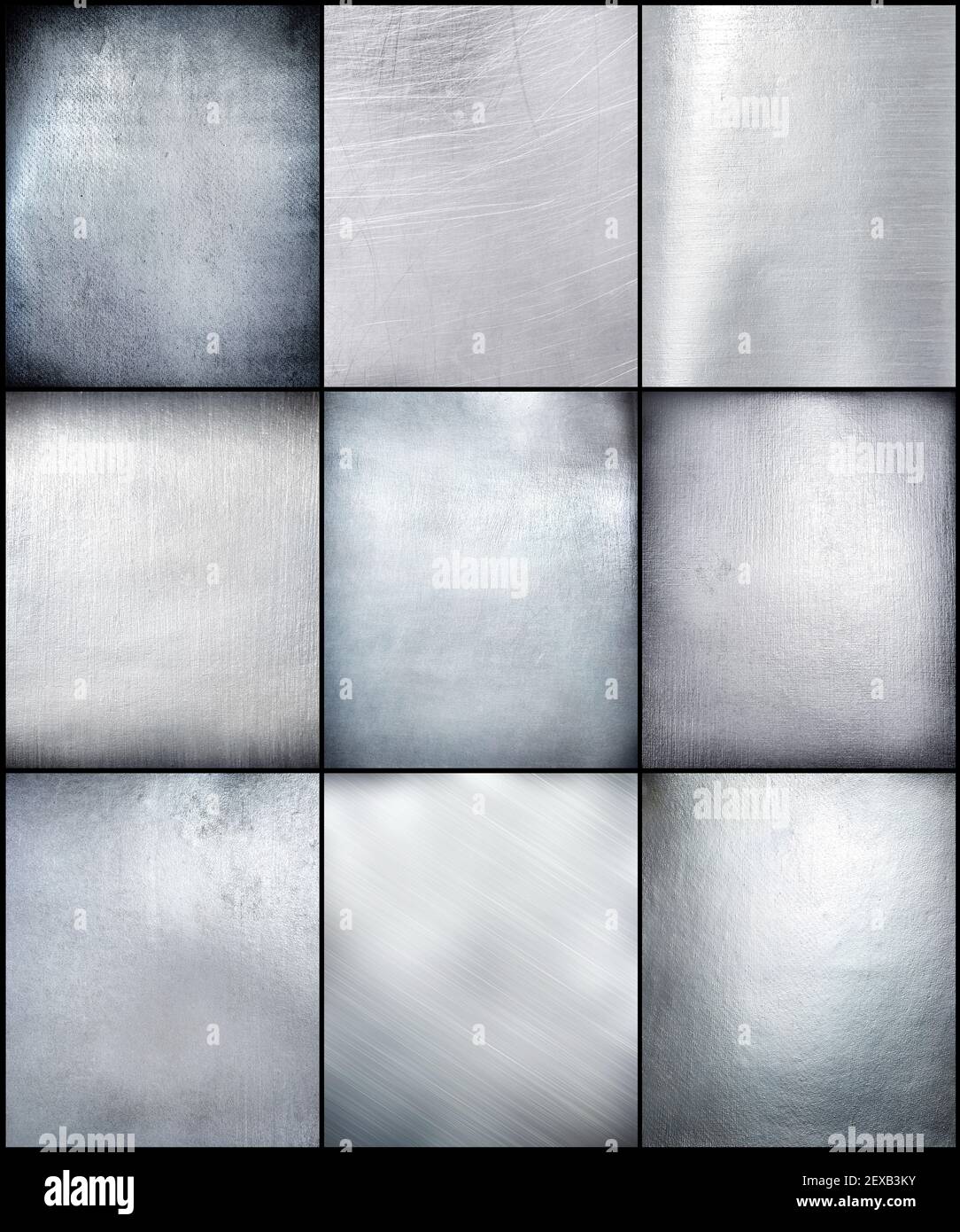Set metal plate steel background. Hi res Stock Photo - Alamy