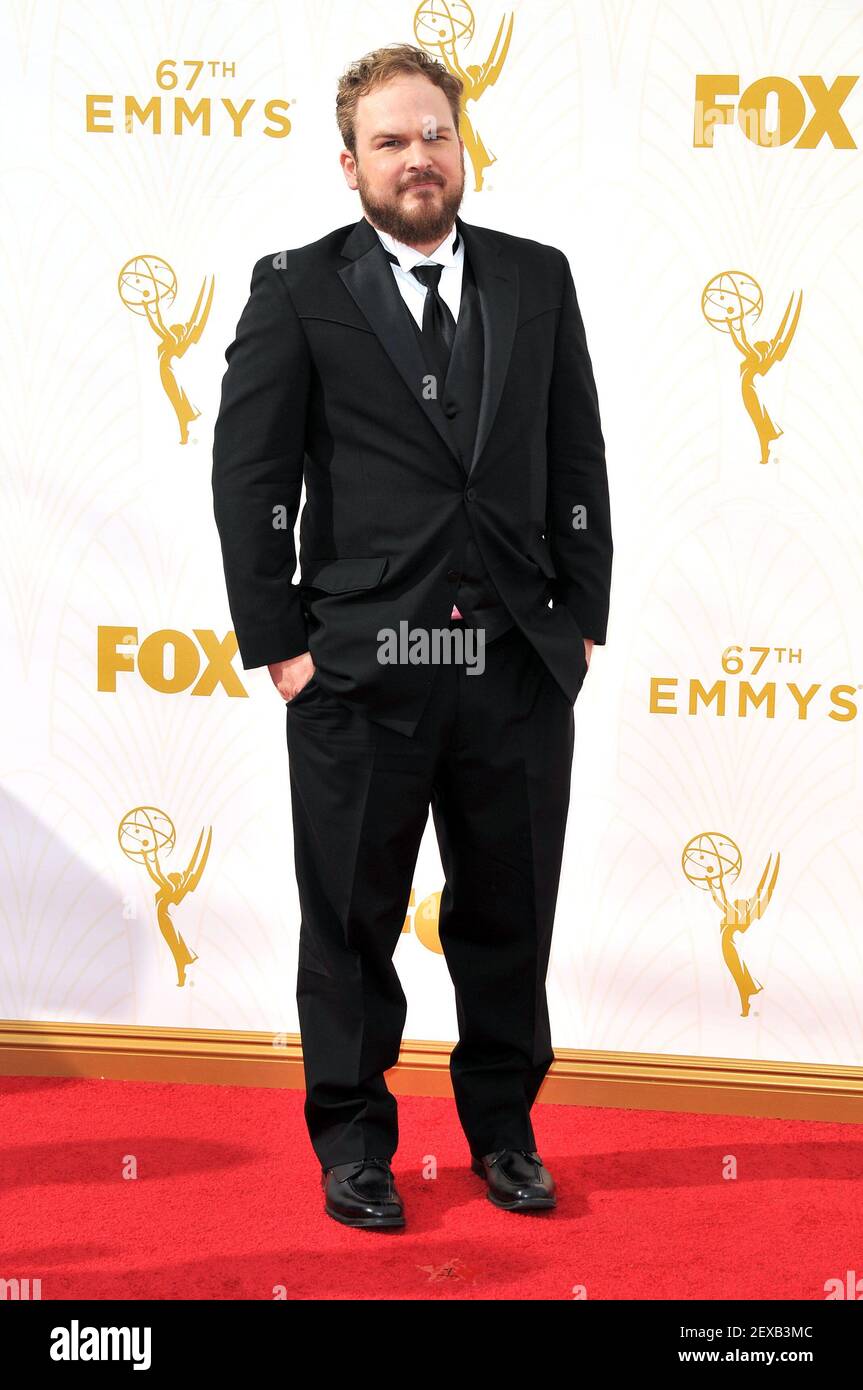 Matt Peters arrives at the 67th Emmy Awards held at Microsoft Theater ...