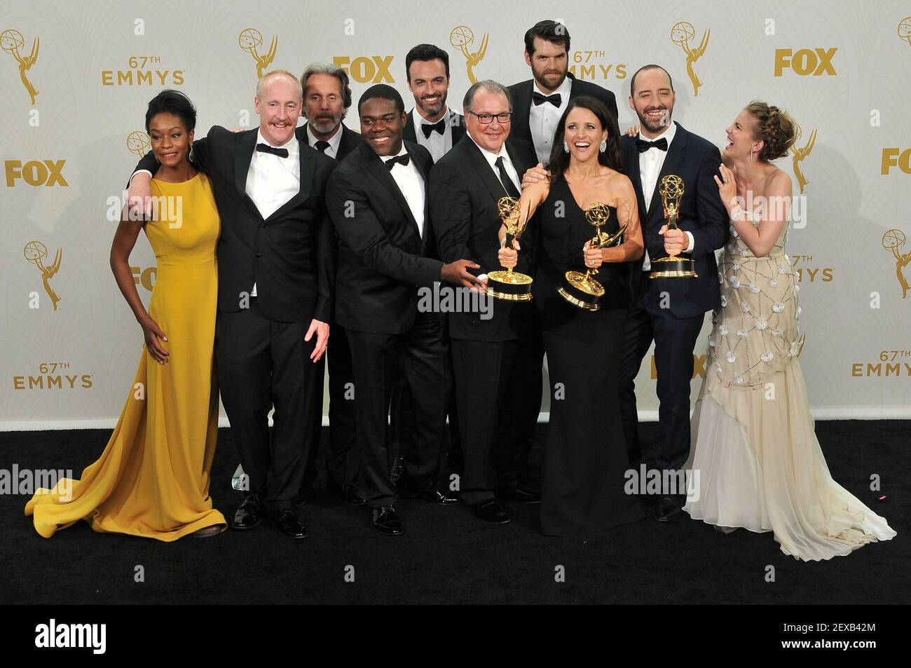 (L-R) "VEEP" Cast - Sufe Bradshaw, Matt Walsh, Gary Cole, Sam ...