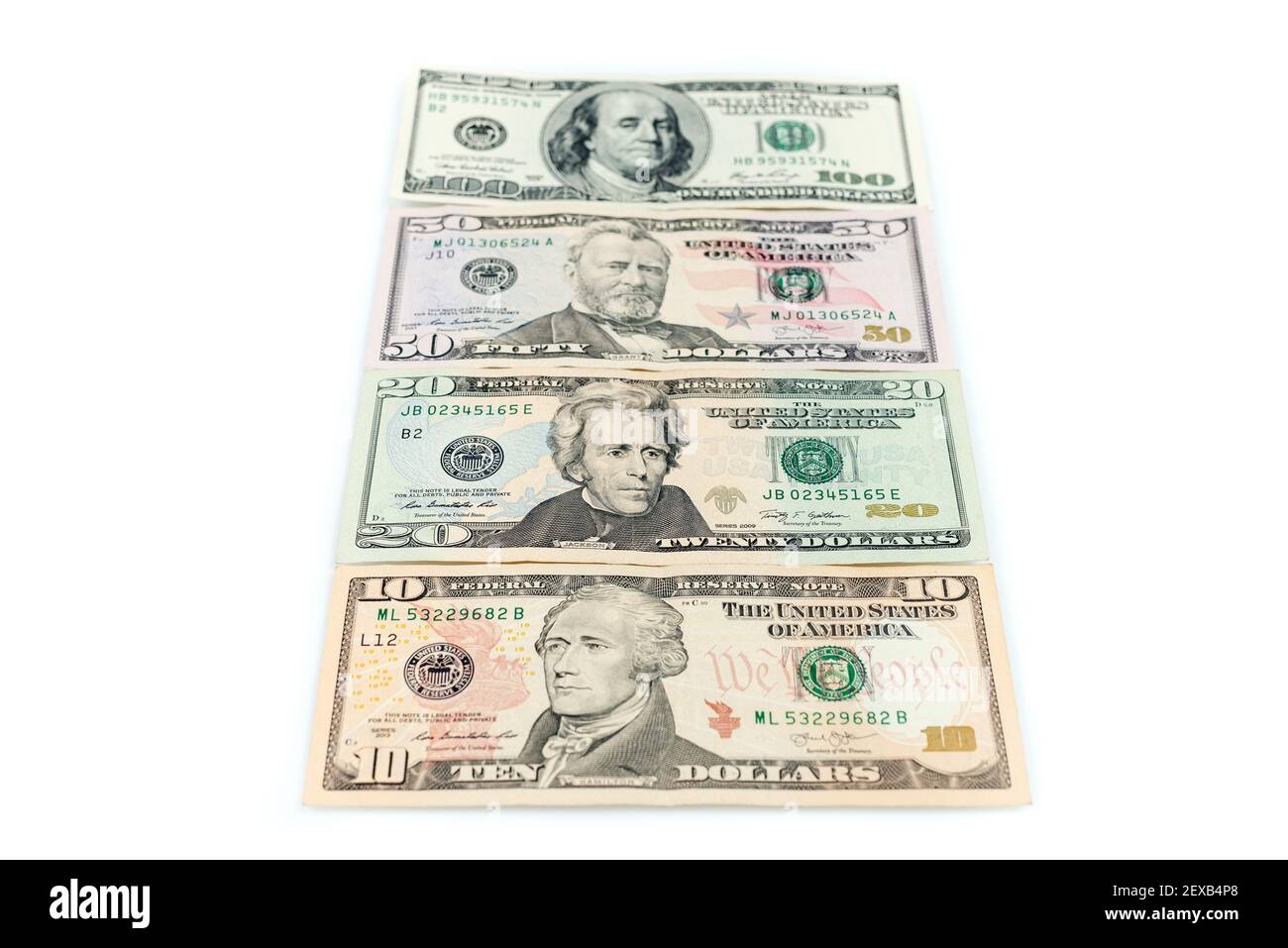 50 dollar bill table hi-res stock photography and images - Alamy