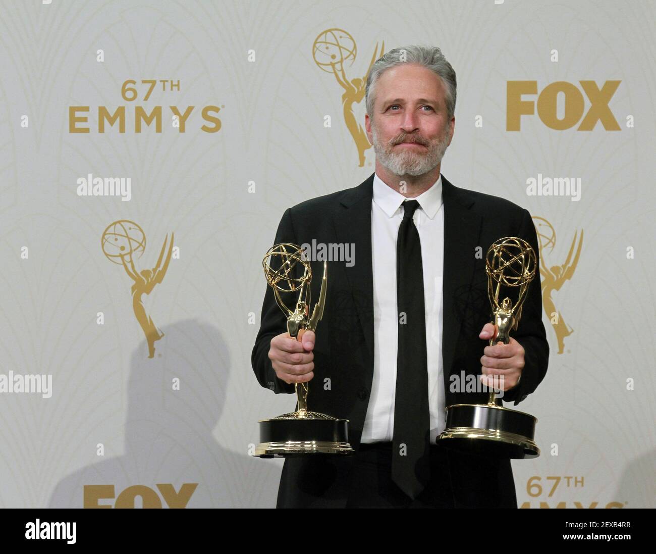 Jon Stewart. 67th Annual Primetime Emmy Awards Press Room held at ...