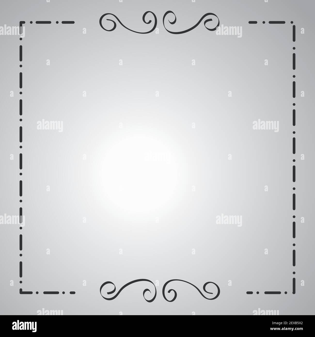 ornate frames scroll retro background Stock Vector Image & Art - Alamy