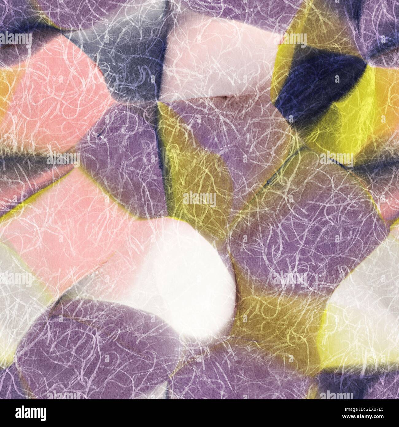 Seamless abstract blobs of color paper texture Stock Photo - Alamy