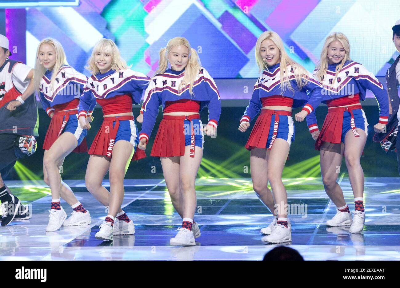 23 April 2015 - Goyang, South Korea : South Korean girl group MyB ...