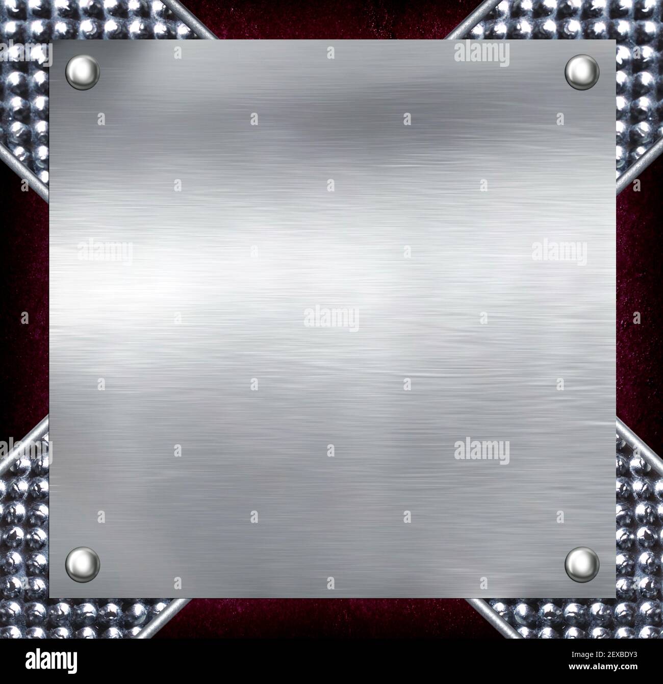 Metal plate steel background Stock Photo - Alamy