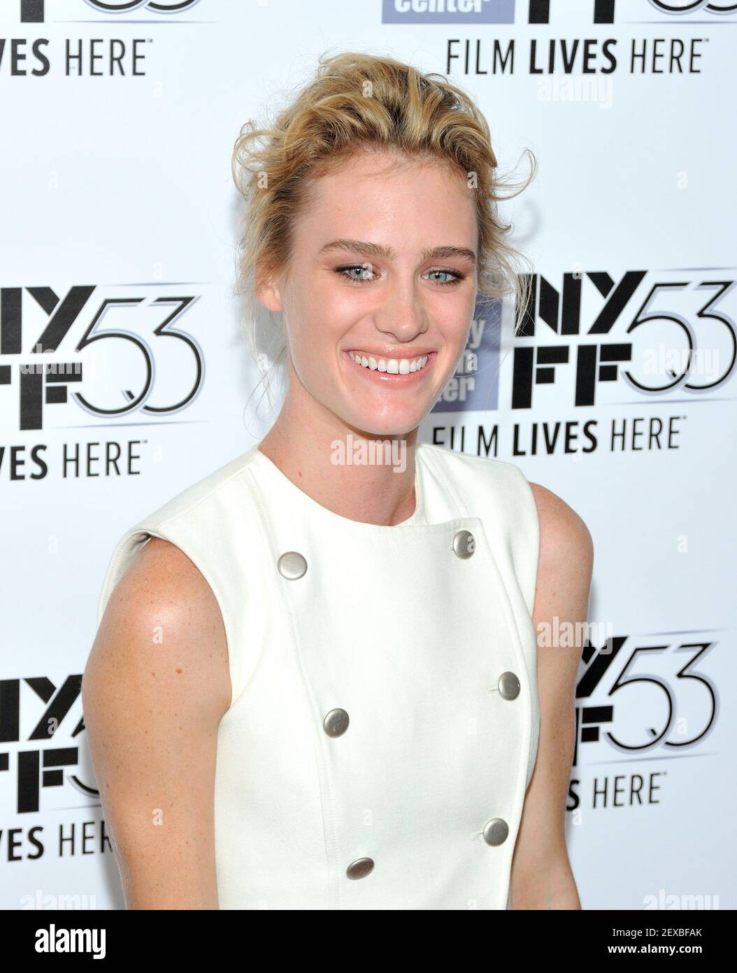 Actress Mackenzie Davis attends the preview of "The Martian" at the NY ...