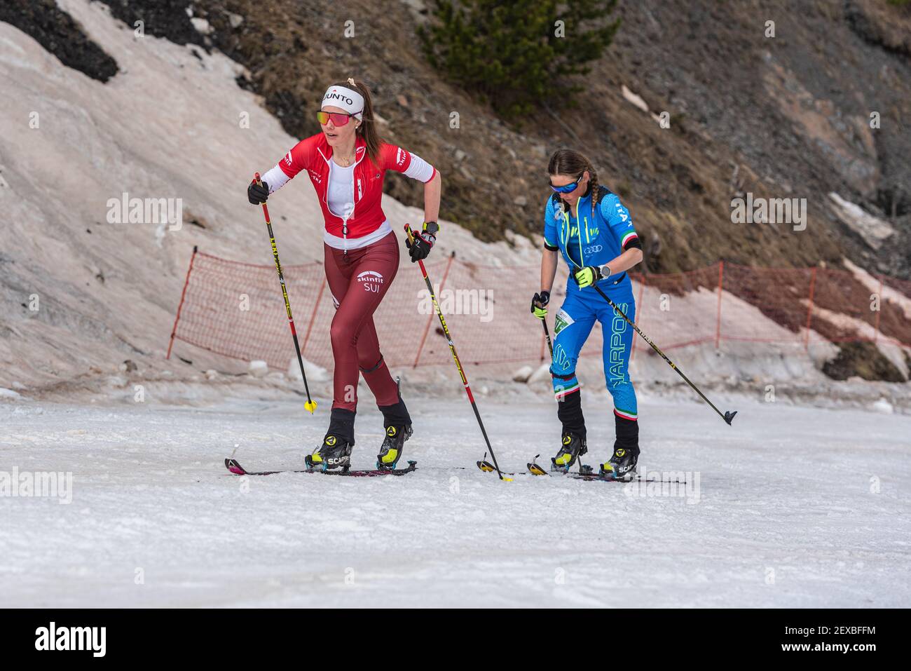Arinsal, Andorra: 2021 March 4 : SCHMID Alessandra SUI in the finish ...