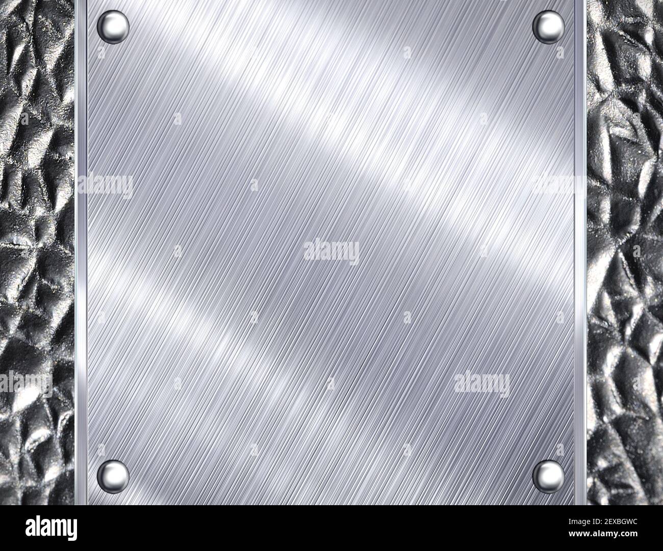 Metal plate steel background Stock Photo - Alamy