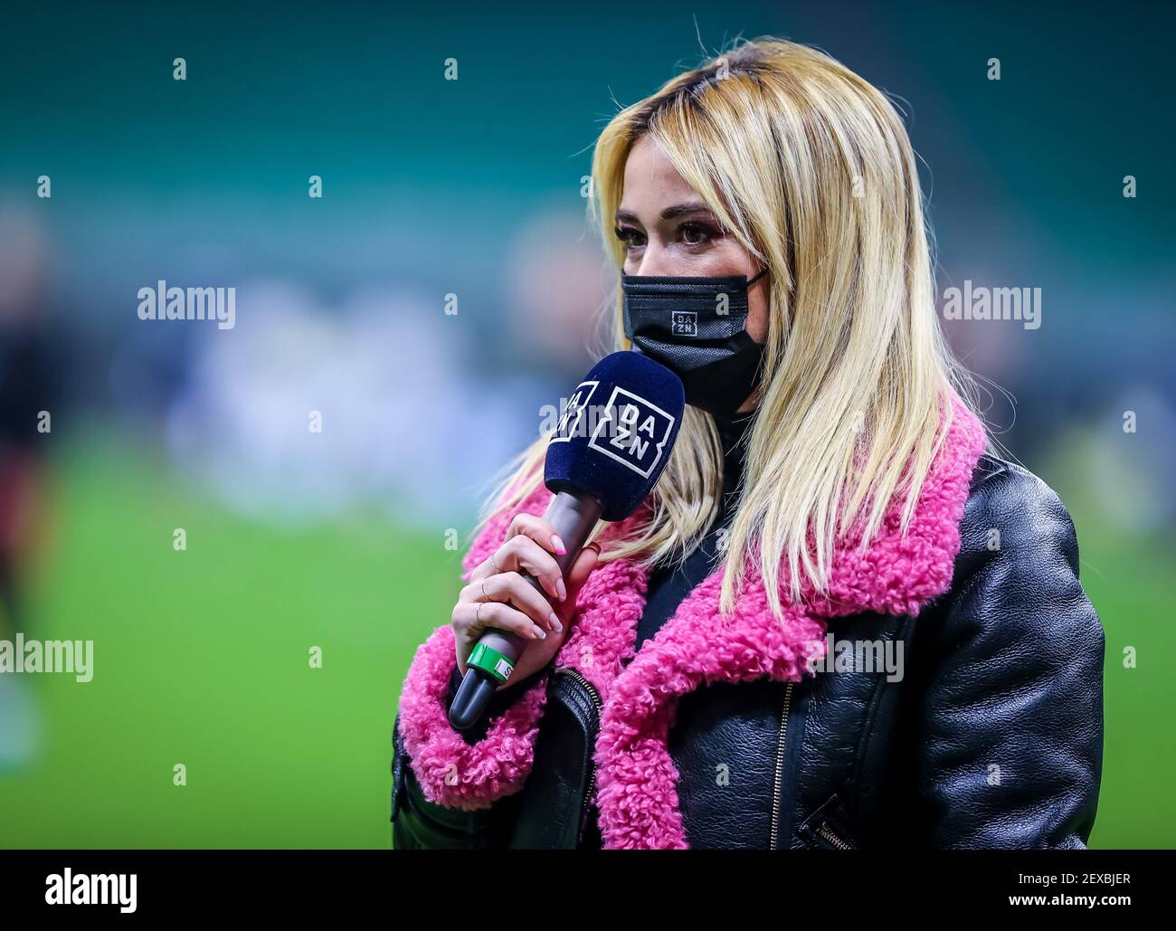 Diletta Leotta of DAZN Italia during the Italian championship Serie A ...