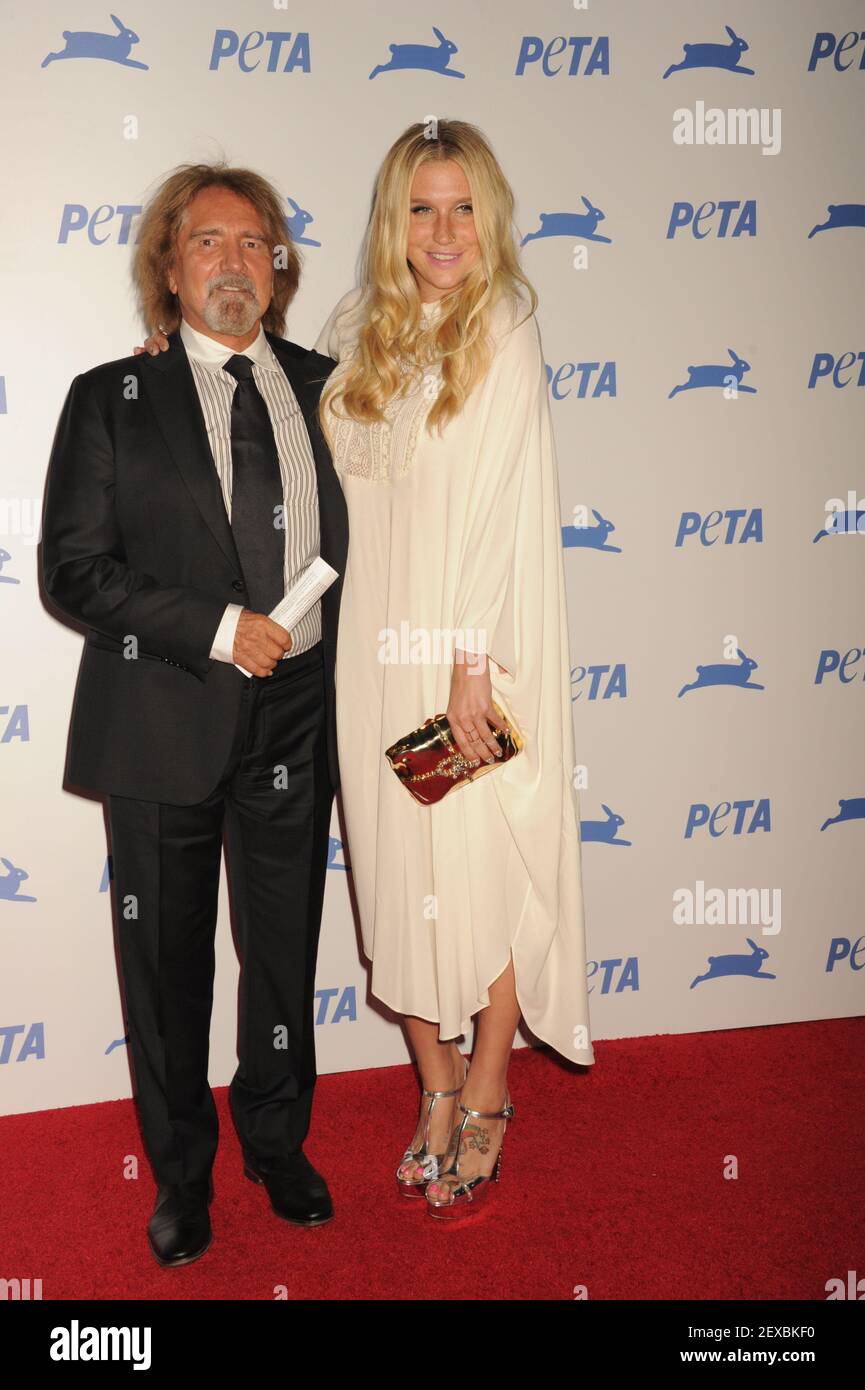 Geezer Butler, Kesha attends the PETA 35th Anniversary Gala, held at ...