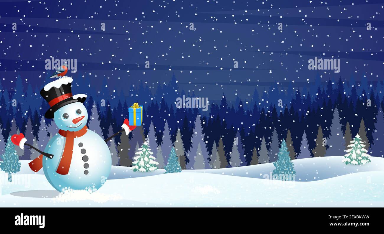 Decorating snowman Stock Vector Images - Alamy