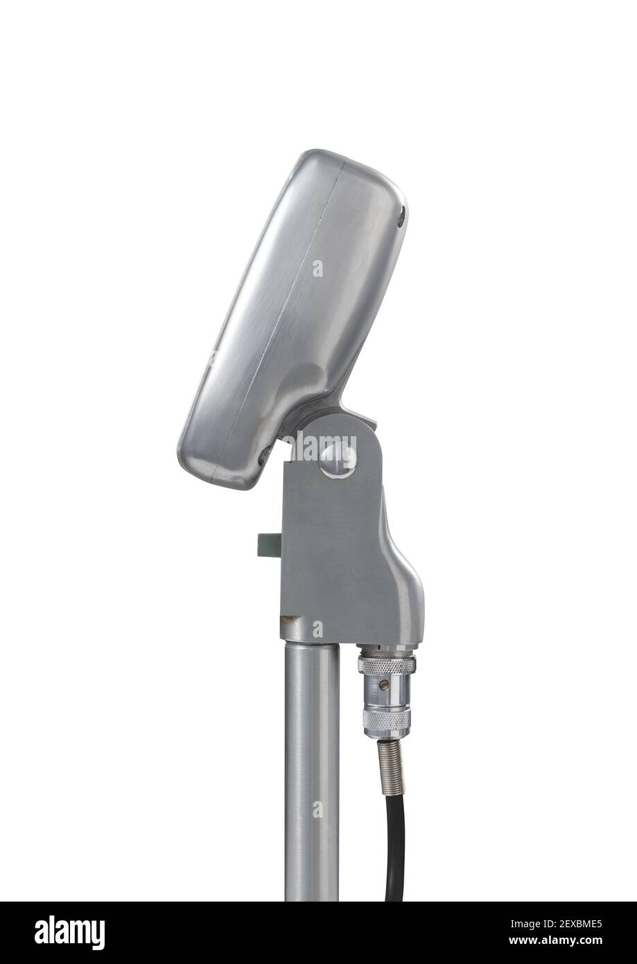 Side view of a 1950s-60s microphone Stock Photo - Alamy