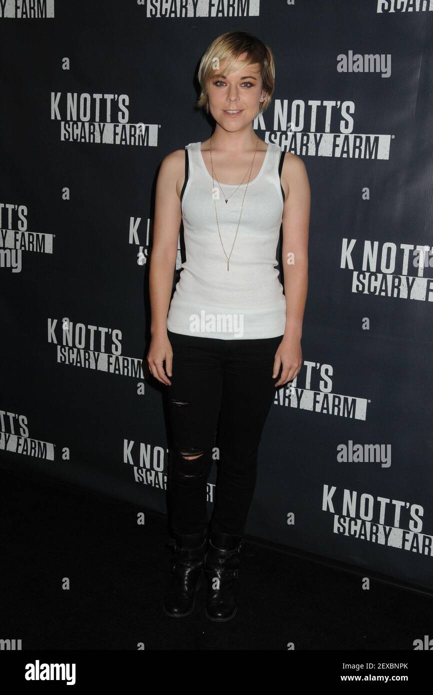 1 October 2015 - Buena Park, California - Tina Majorino. Knott's Scary ...