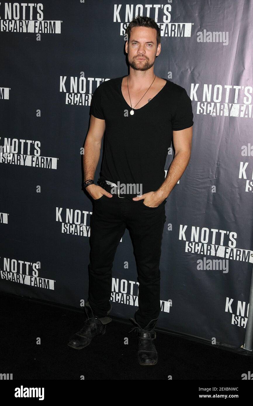 1 October 2015 - Buena Park, California - Shane West. Knott's Scary ...