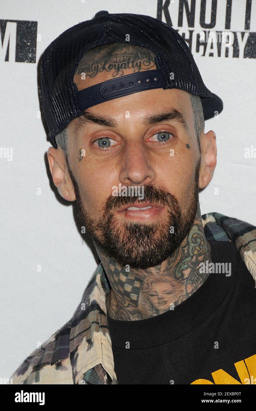 1 October 2015 - Buena Park, California - Travis Barker. Knott's Scary Farm Black Carpet Event ...