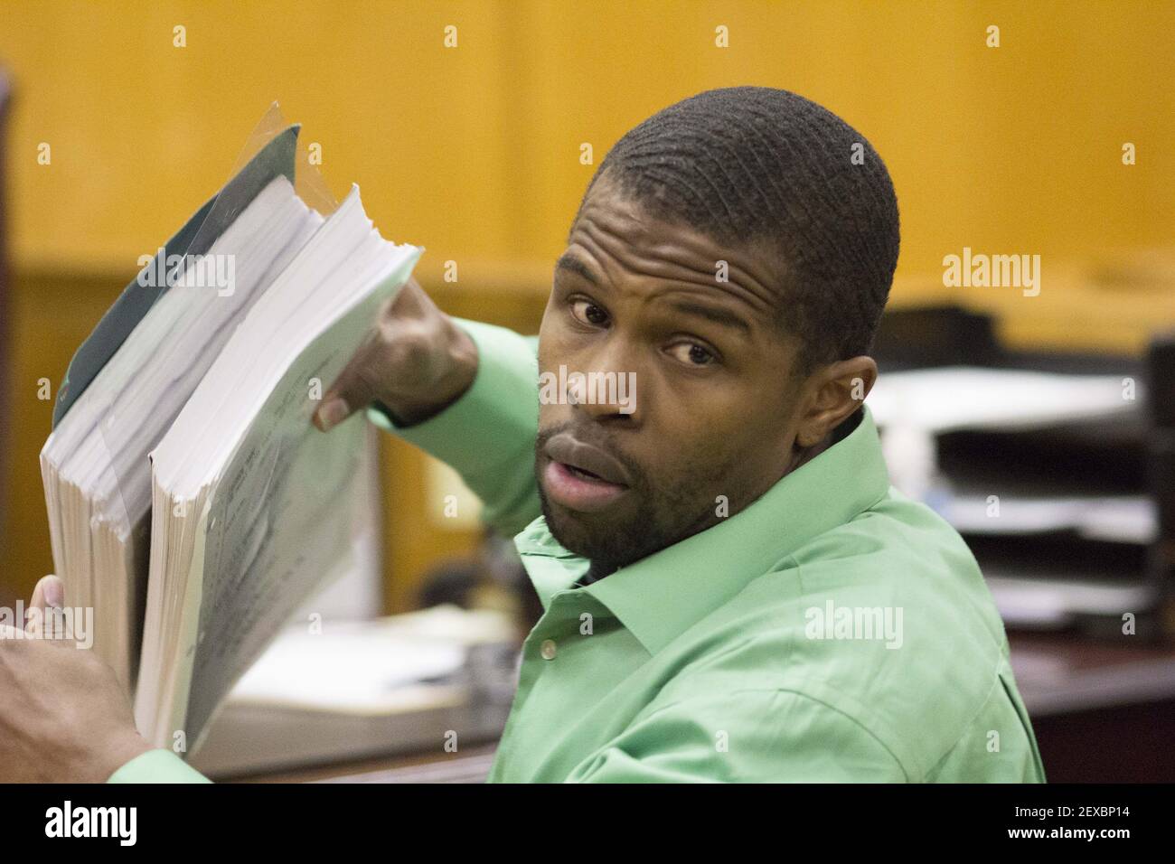 Devar Hurd in Manhattan Supreme Court, accused of stalking the singer ...