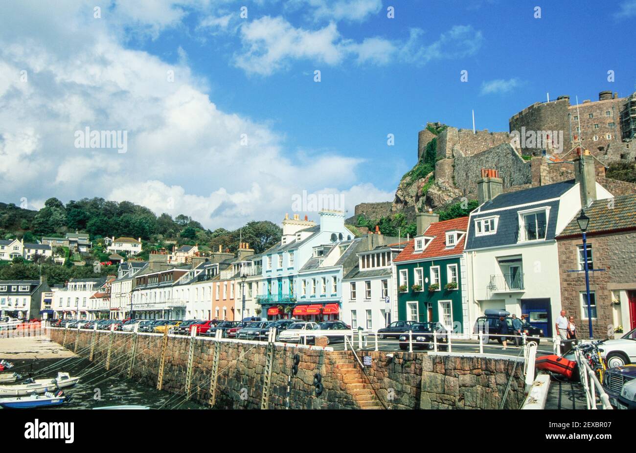 Visit jersey mont orgueil castle hi-res stock photography and images ...