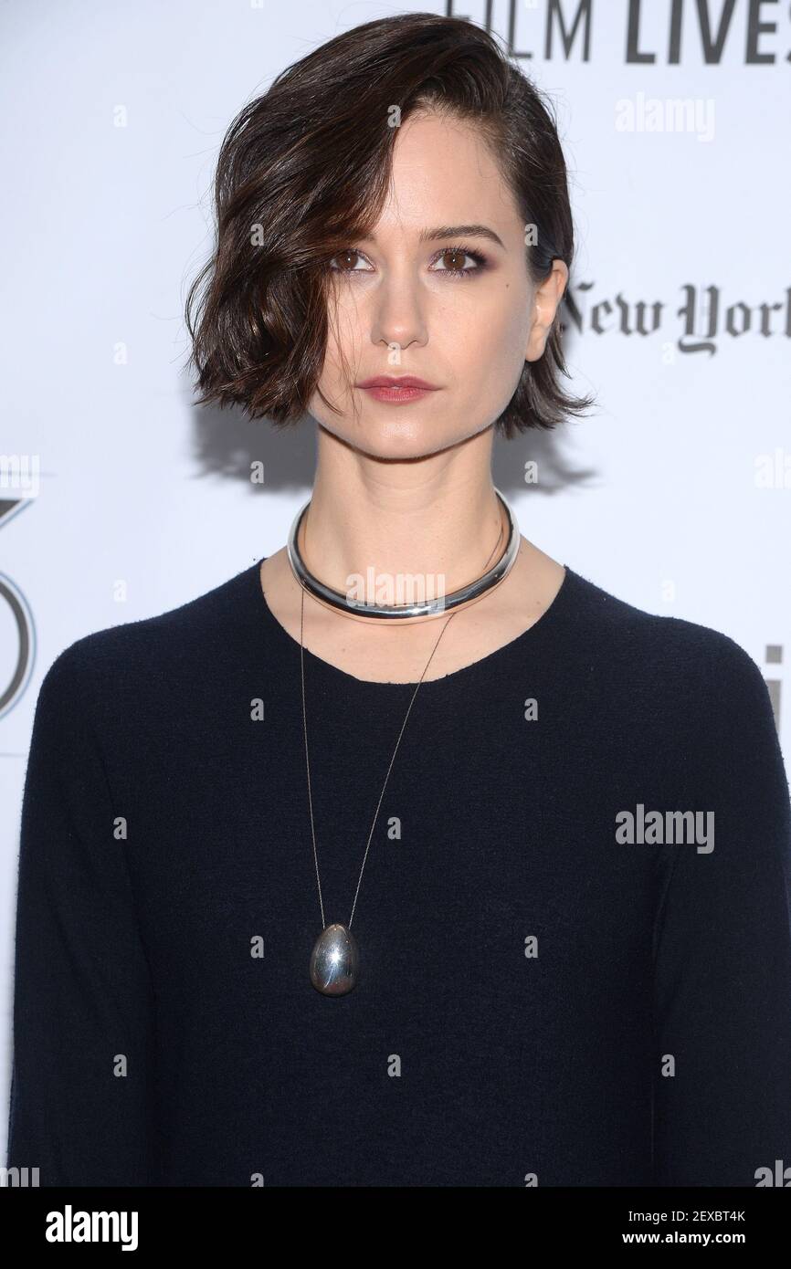 Actress Katherine Waterston attends the "Steve Jobs" Premiere during ...