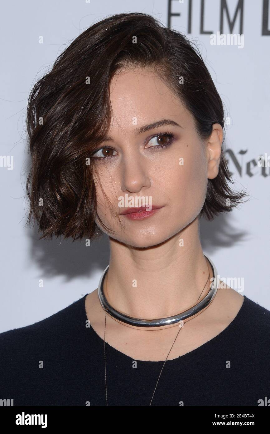 Actress Katherine Waterston attends the "Steve Jobs" Premiere during ...