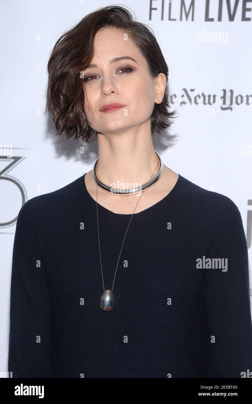 Actress Katherine Waterston attends the "Steve Jobs" Premiere during ...