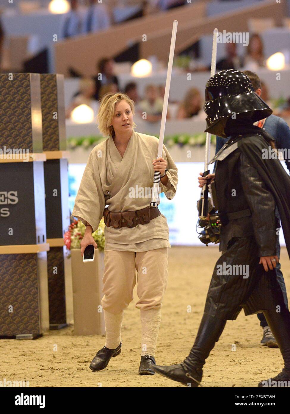 Kaley Cuoco attends The Longines Masters of Los Angeles at the The Los ...