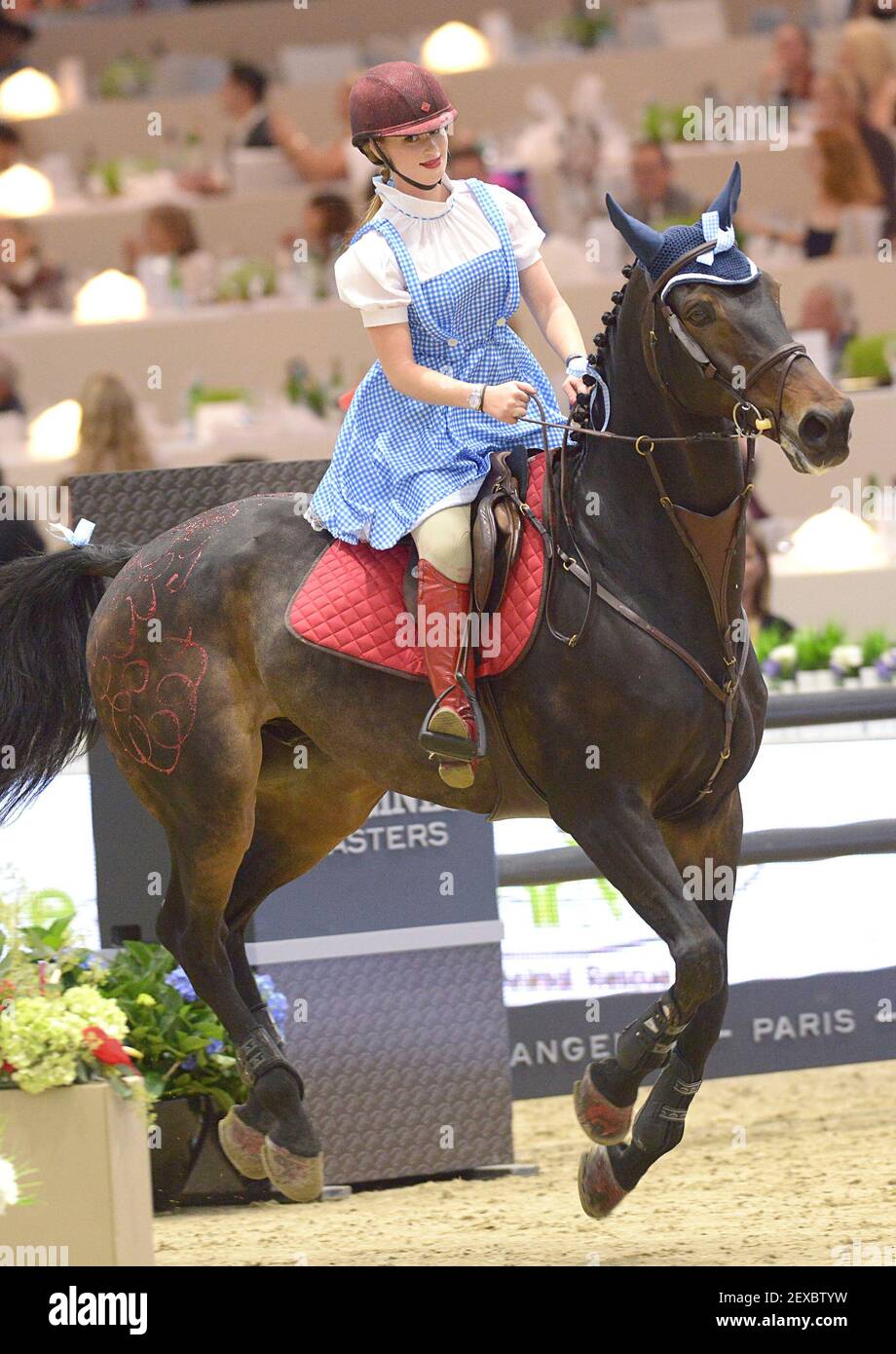 Jennifer Gates attends The Longines Masters of Los Angeles at the The ...