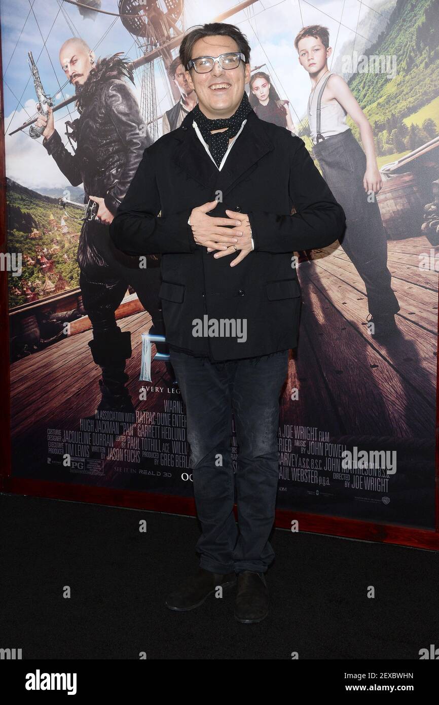 Director Joe Wright attends the "Pan" Premiere at the Ziegfeld Theatre ...