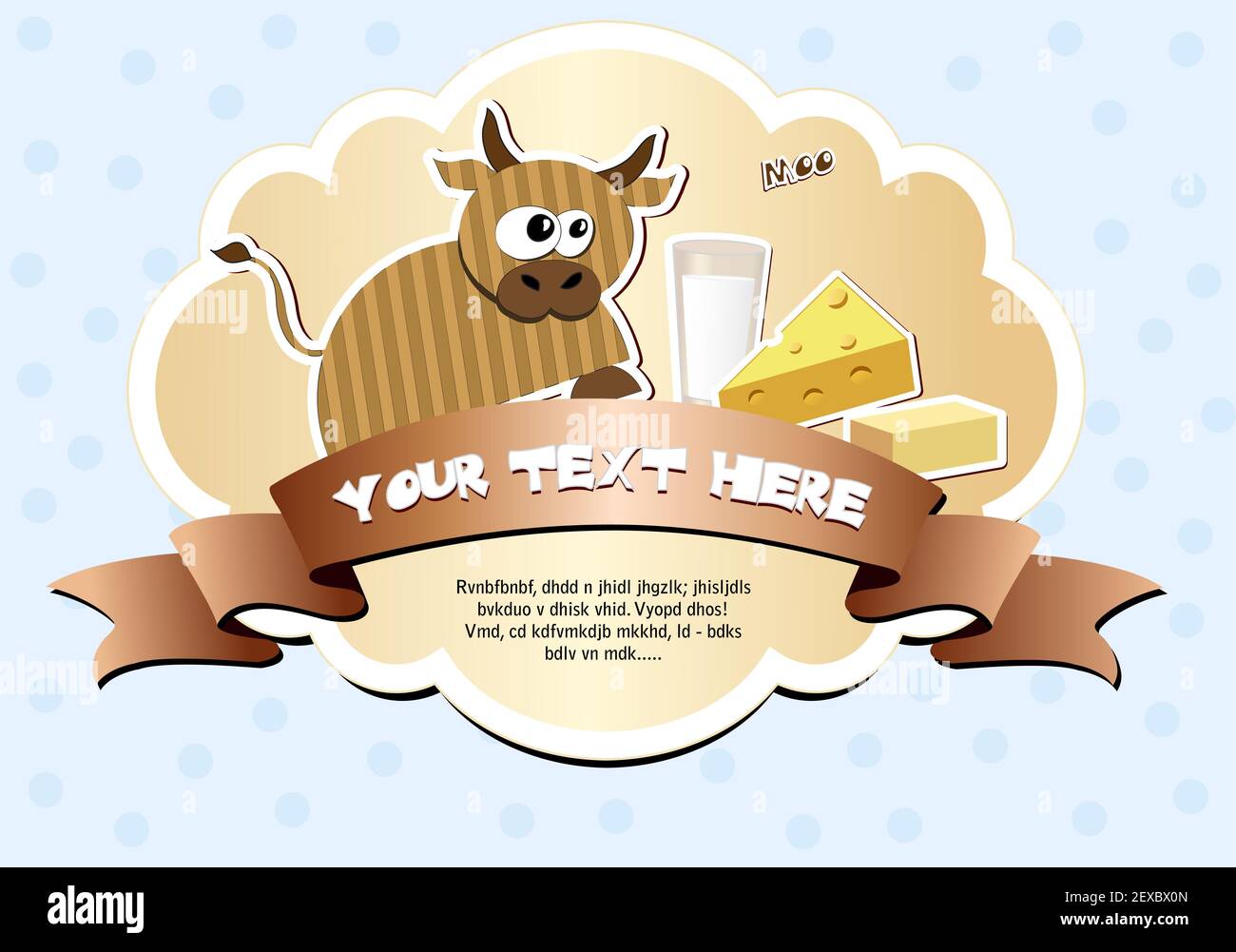 Label With Cow High Resolution Stock Photography and Images - Alamy