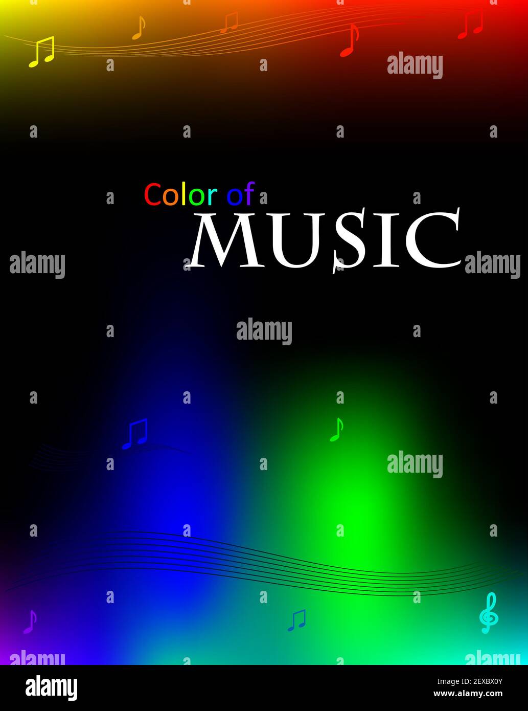 Abstract music background Stock Photo - Alamy