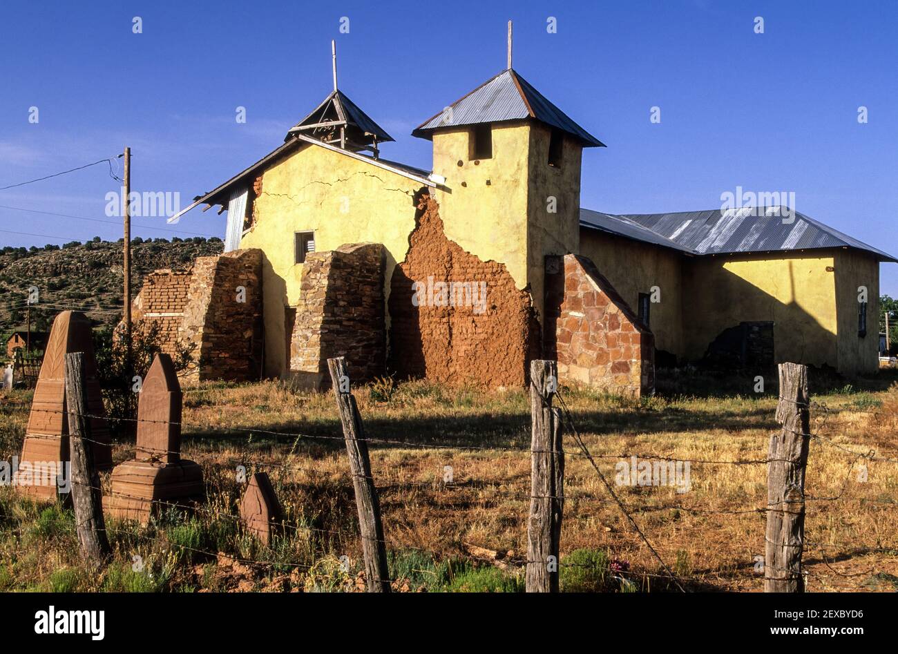 Ruins of San Jose Church, Colonias, New Mexico USA Stock Photo - Alamy
