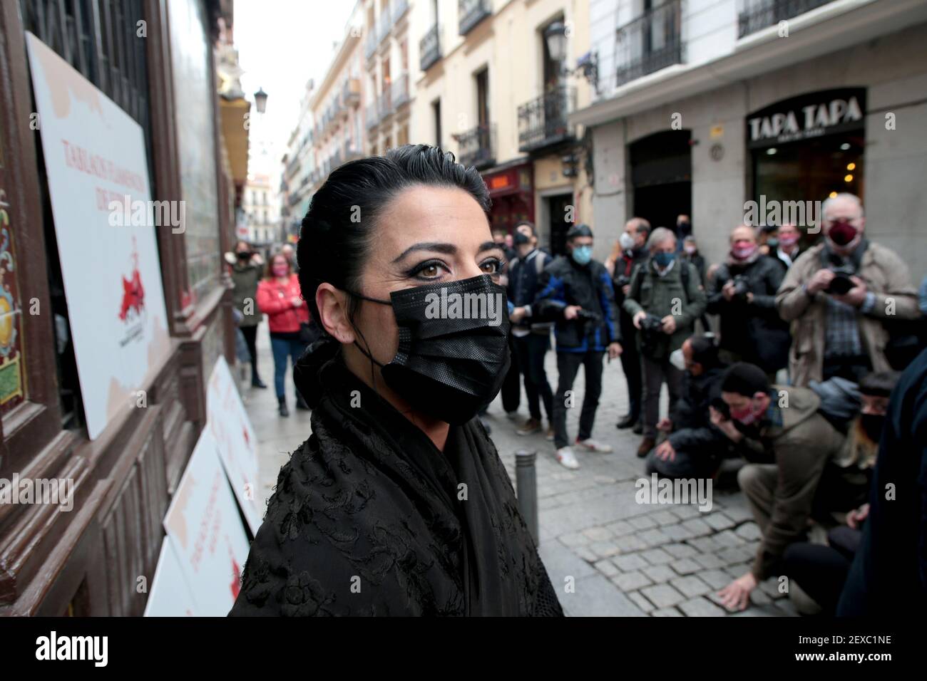 Madrid, Spain; 04/03/2021.- Bailaora Anabel Moreno says goodbye to the ...