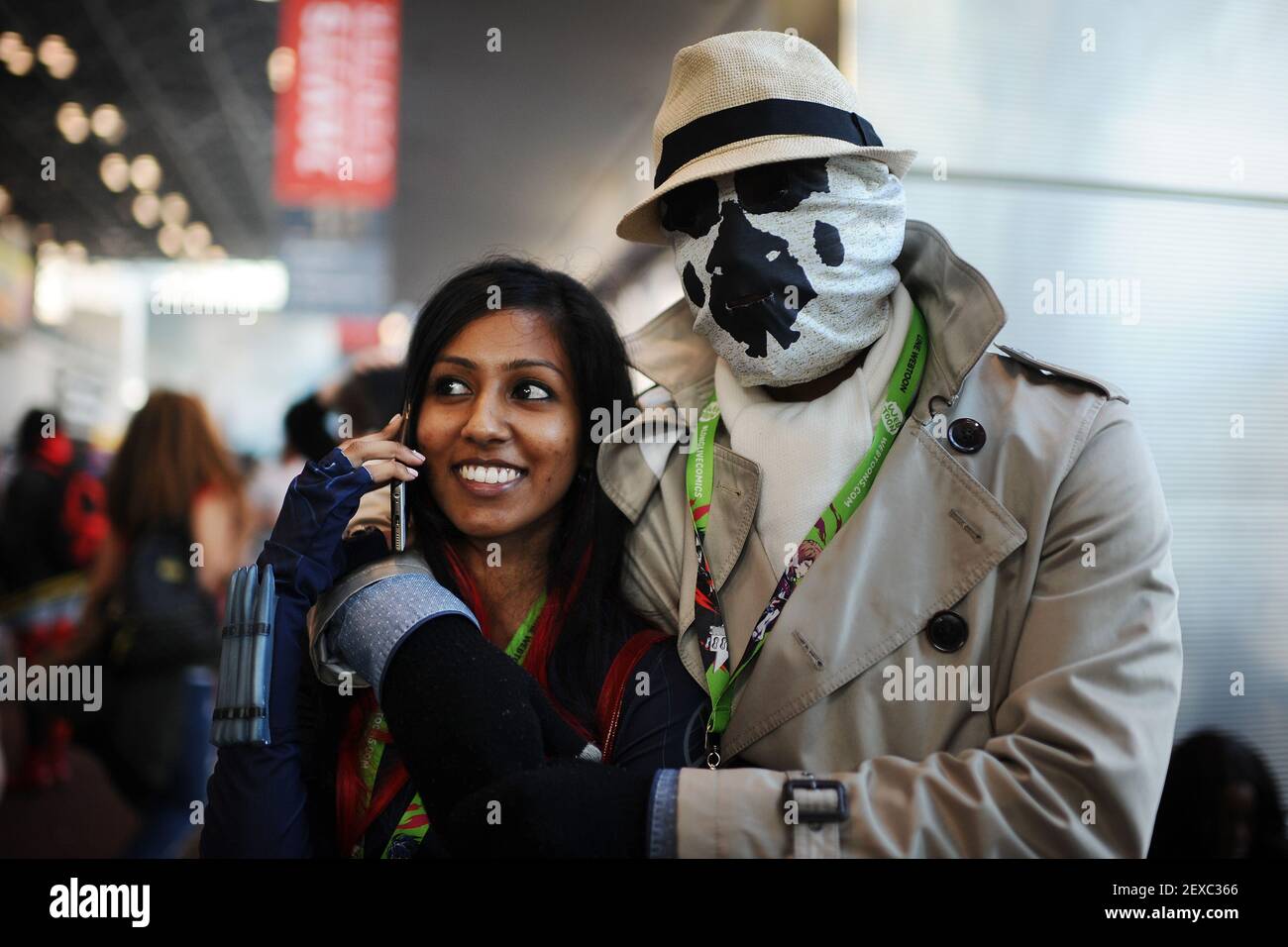 (L-R) Amanda Singh as Black Widow from the Avengers movie and Asif ...