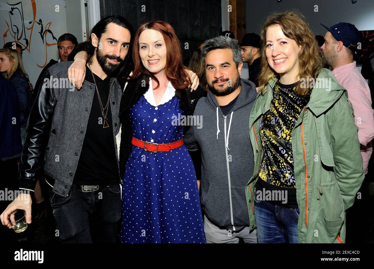 L-R: Joseph Grazi, Lori Zimmer, Evan Venegas and Stephanie Hague attend ...