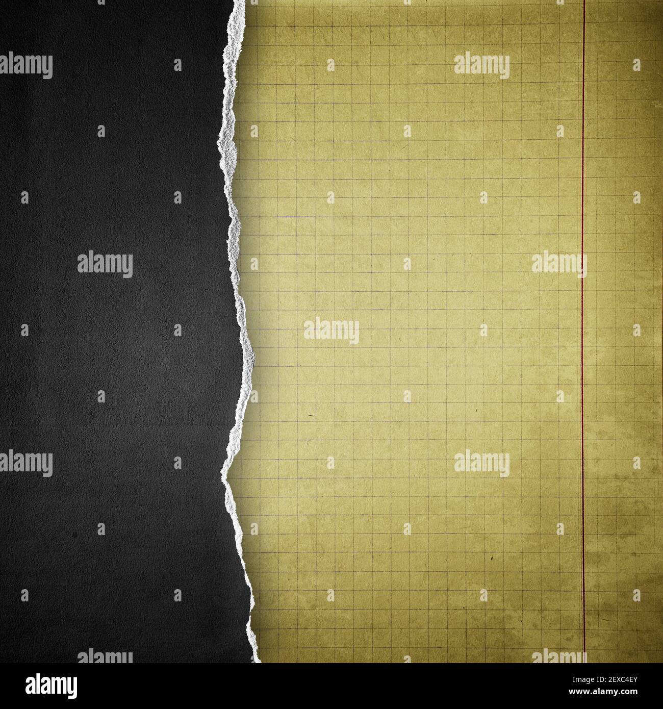 Rip black paper background Stock Photo - Alamy