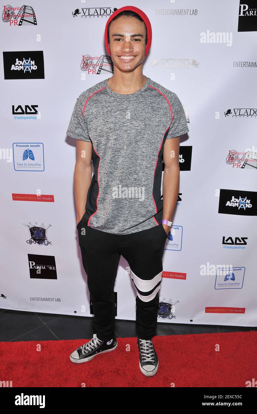 Derek Lucas arrives at Jovan's Birthday Bashin' Cancer "Free To Breathe ...