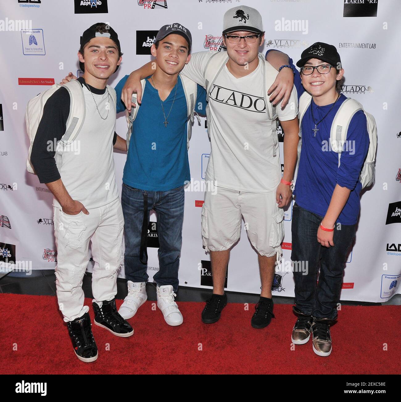 (L-R) Ochoa Boyz - Ryan Ochoa, Robert Ochoa, Rick Ochoa and Raymond ...