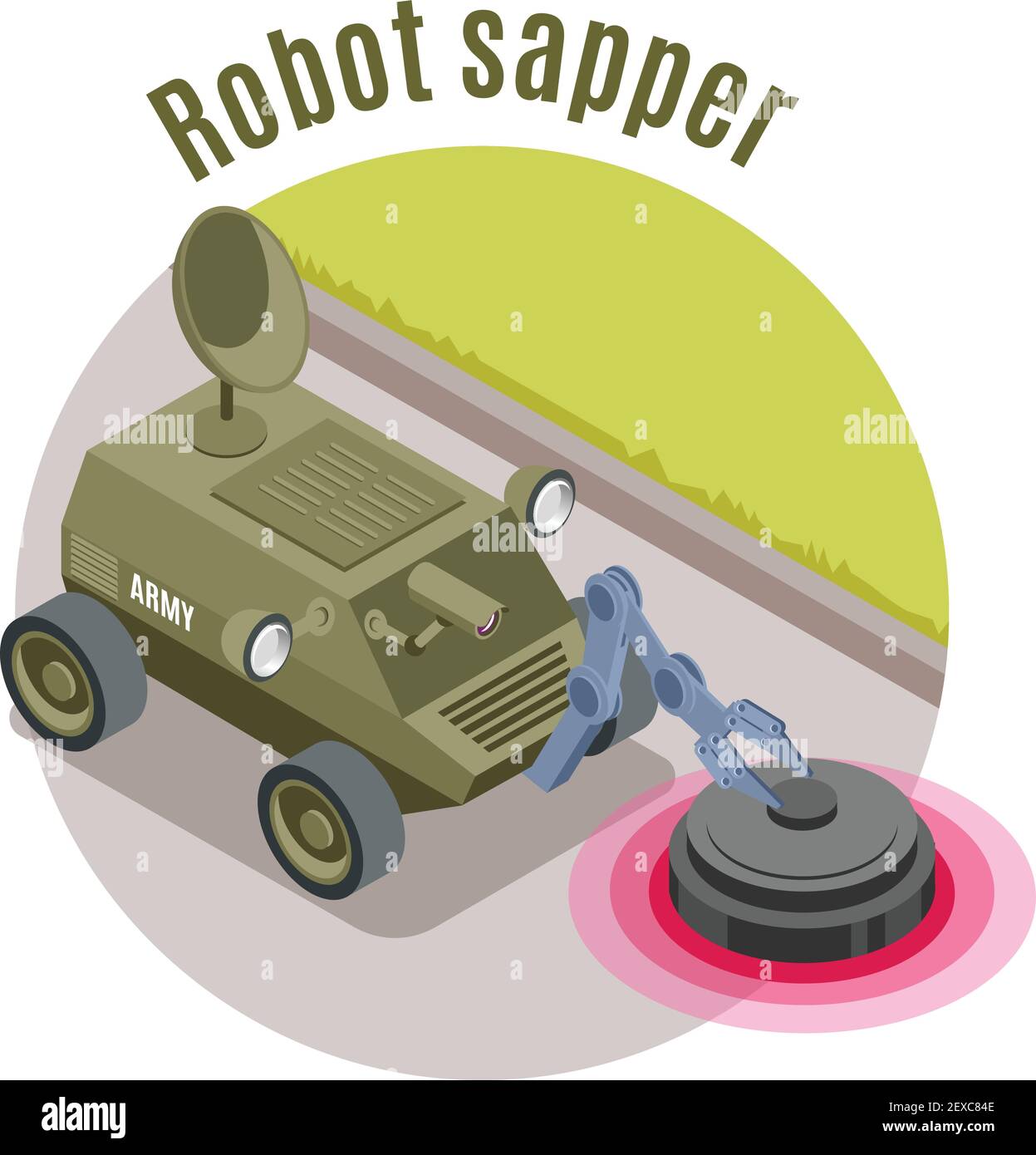 Robot sapper Stock Vector Images - Alamy