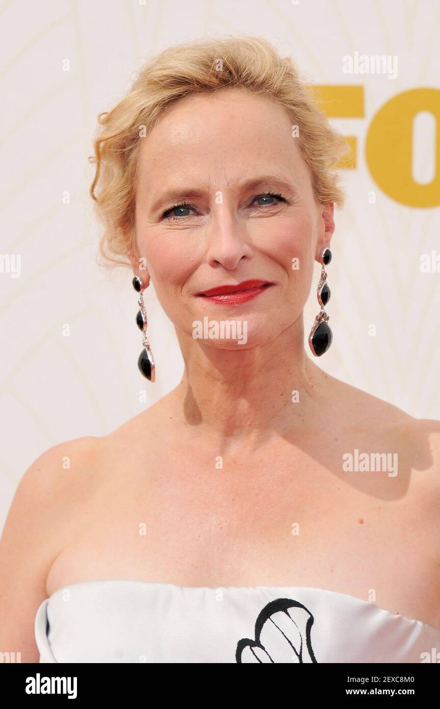 Laila Robins arrives at the 67th Emmy Awards held at Microsoft Theater ...