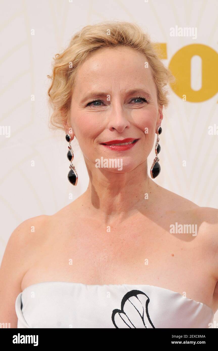 Laila Robins arrives at the 67th Emmy Awards held at Microsoft Theater ...