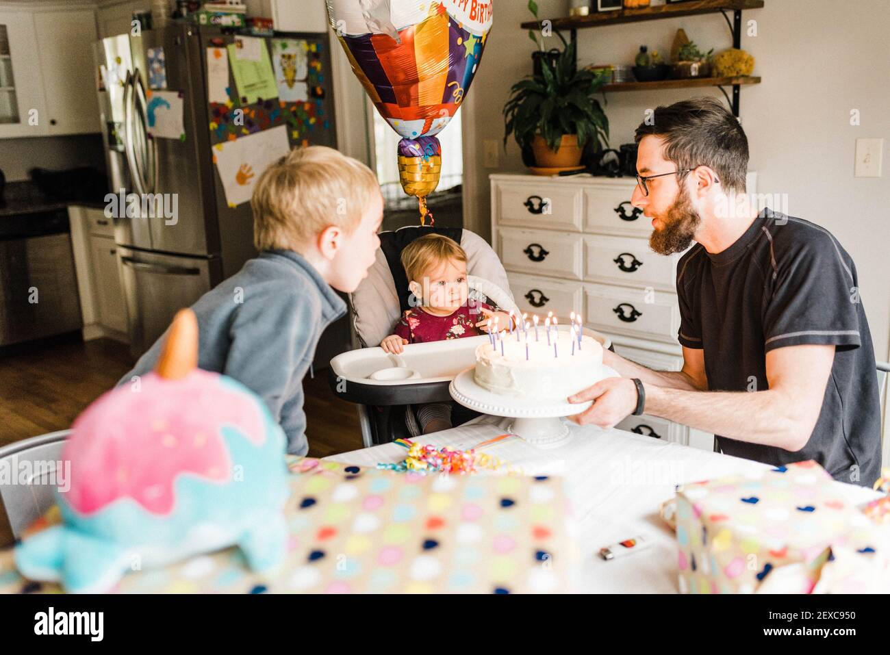 Happy Kids Celebrating High Resolution Stock Photography and Images - Alamy