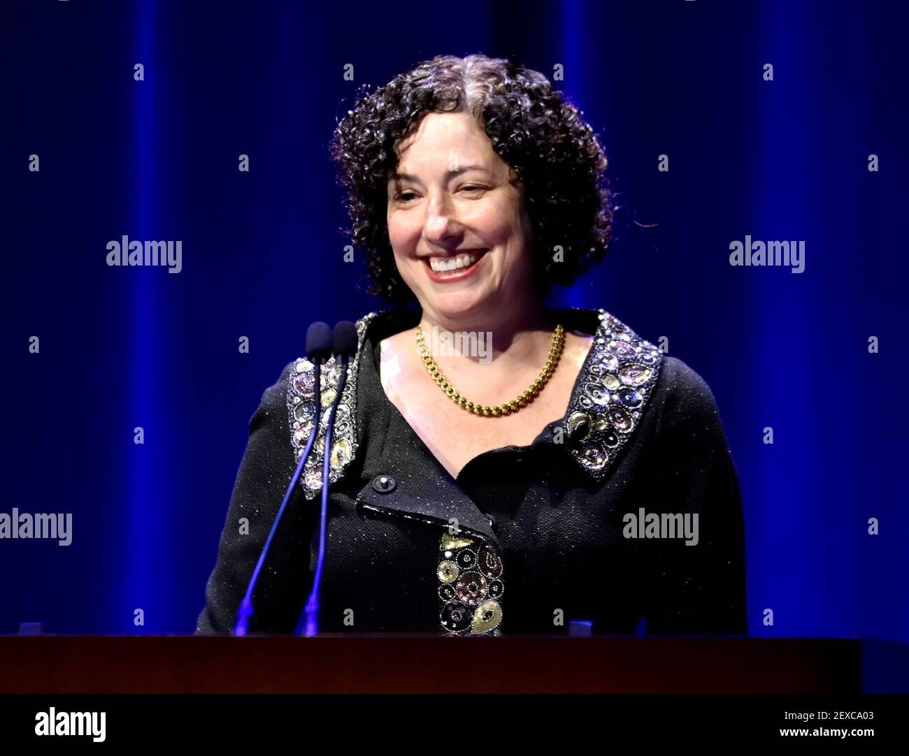 Elizabeth Grayer welcomes the attendees at The New Jewish Home 3rd ...