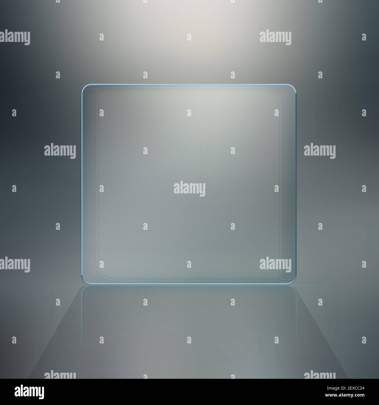 Blank glass plate background Stock Photo - Alamy