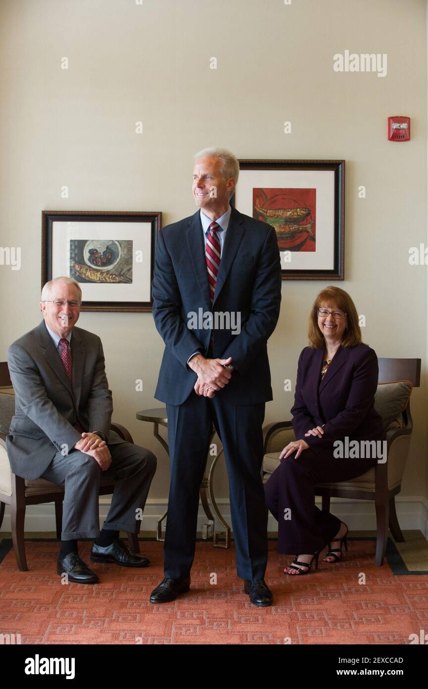 Stonegate Bank executives, from left, David Seleski, president and ...