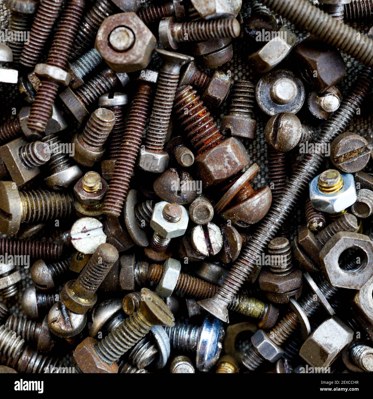 Old screws, France Stock Photo - Alamy