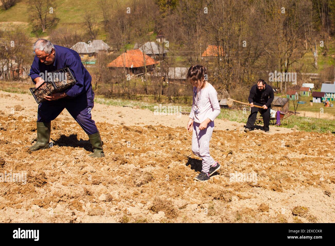 The help of little helpers is priceless Stock Photo - Alamy