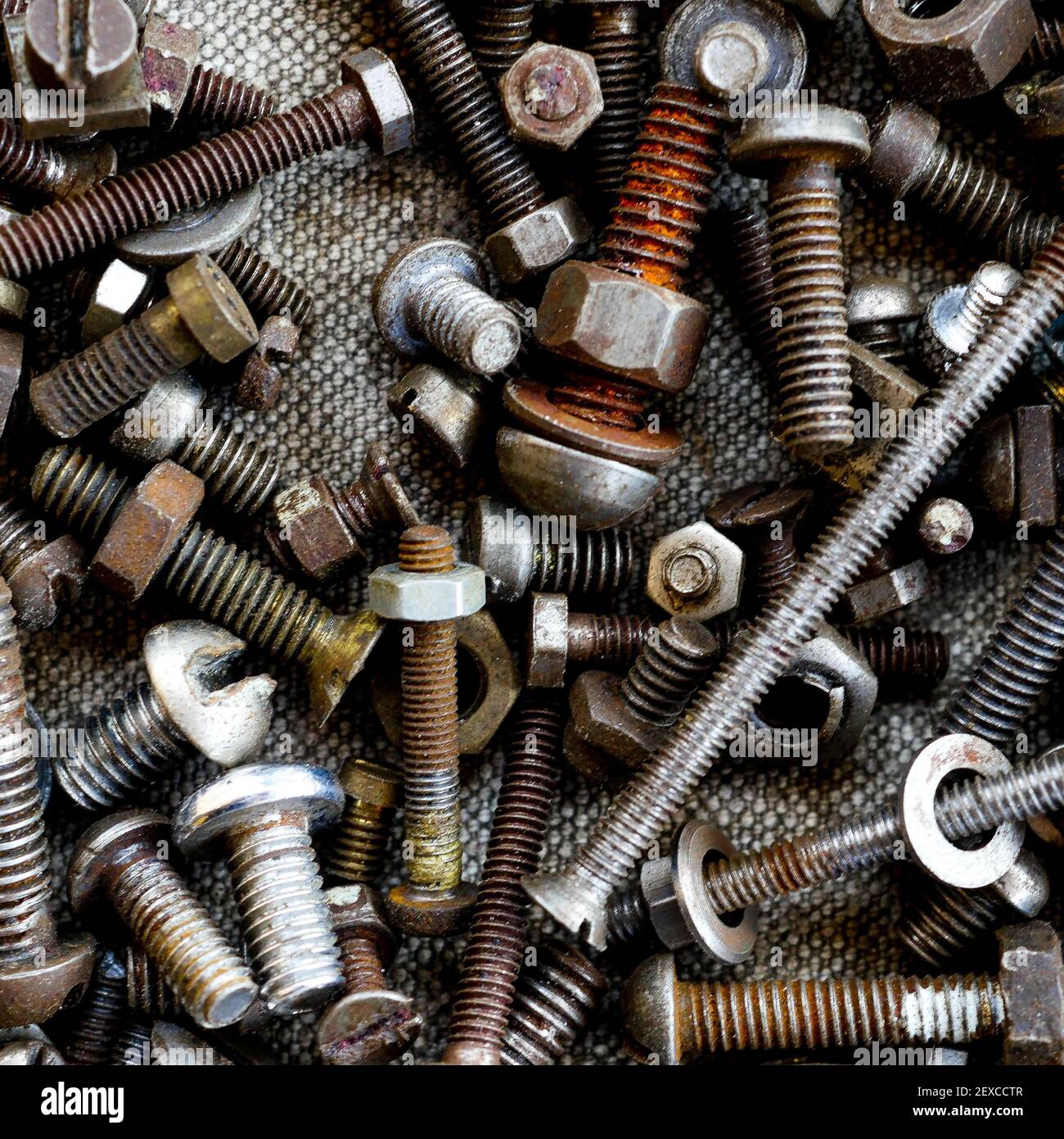 Old screws, France Stock Photo - Alamy