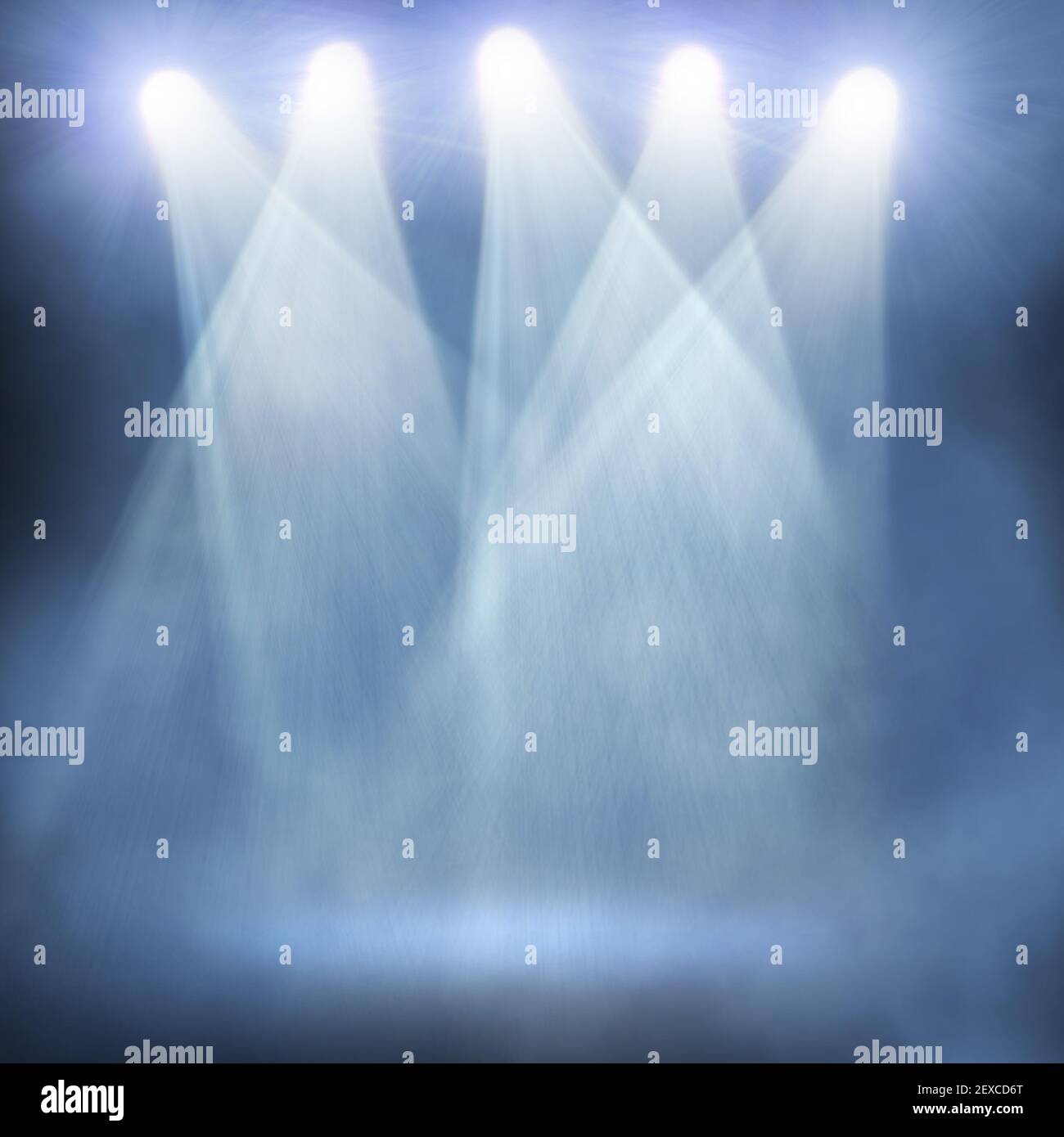 Blue spotlight on concert hi-res stock photography and images - Alamy